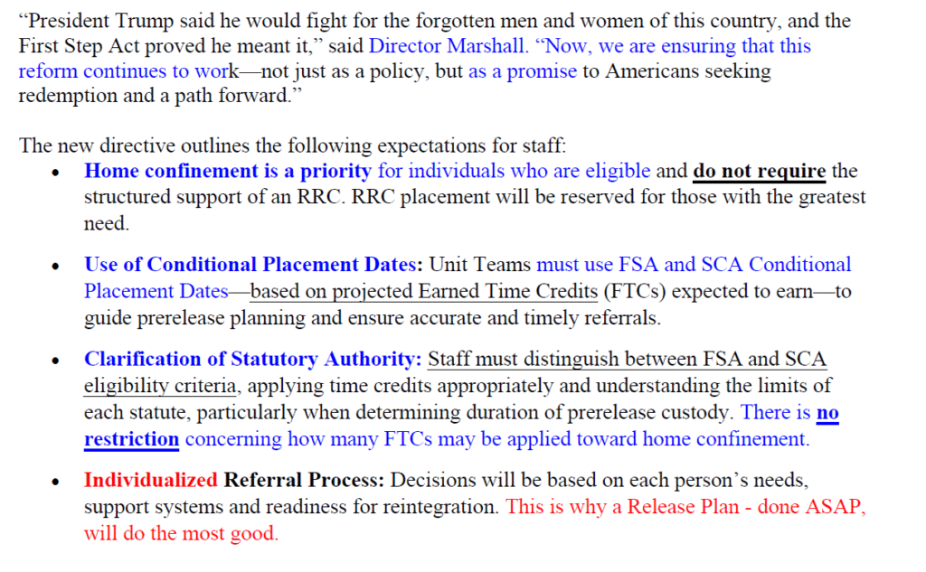STARTING 6/2025: HOME CONFINEMENT FOR THOSE ELIGIBLE – IS NOT DEPENDENT ...
